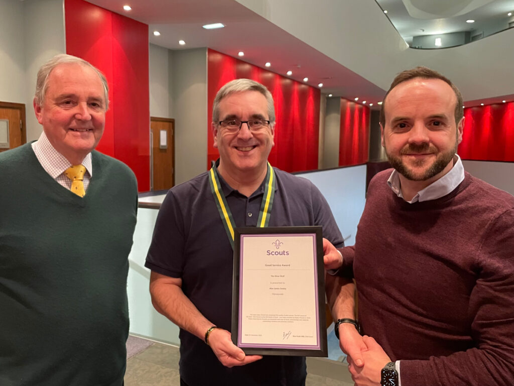 Congratulations to Alan Seeley, on being awarded the Silver Wolf ...